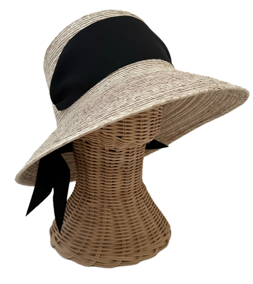Clematis Bucket Hat - Black Wide & Short Grosgrain Ribbon – Sarah Bray ...