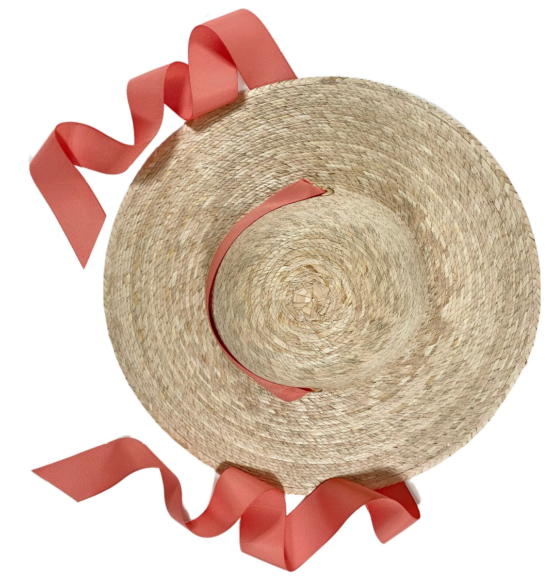 Buttercup Little Girl’s Hat - Peachy Pink Grosgrain – Sarah Bray Bermuda