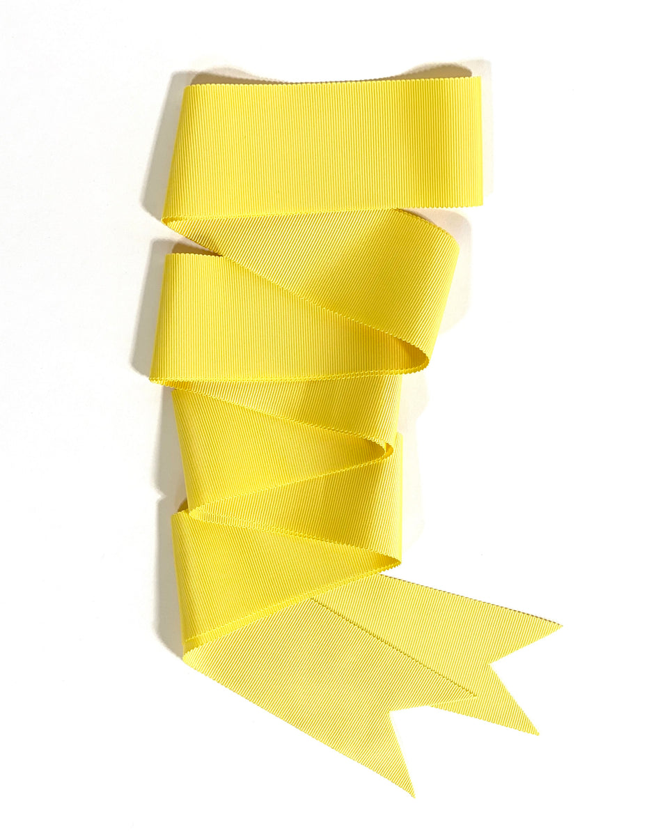 Yellow Grosgrain Ribbon - Long – Sarah Bray Bermuda